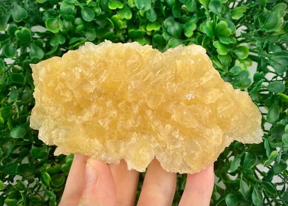 Yellow Raw Calcite From Krushev Dol Mine Bulgaria Yellow - Etsy