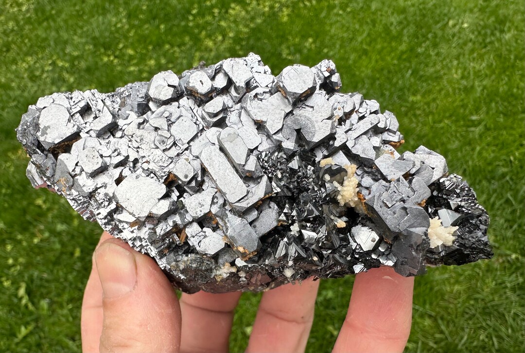 Fantastic Skeletal Galena and Sphalerite Cov. With Dolomite - 9th ...