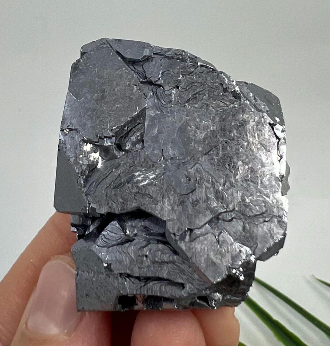 Rare Morphology Mirror Galena With Quartz From Krushev Dol Mine, Madan ...