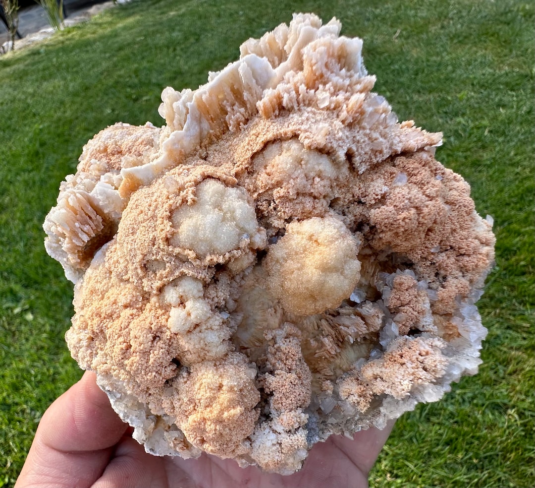 Unique Calcite Perimorph After Aragonite From Krushev Dol Mine, Madan ...