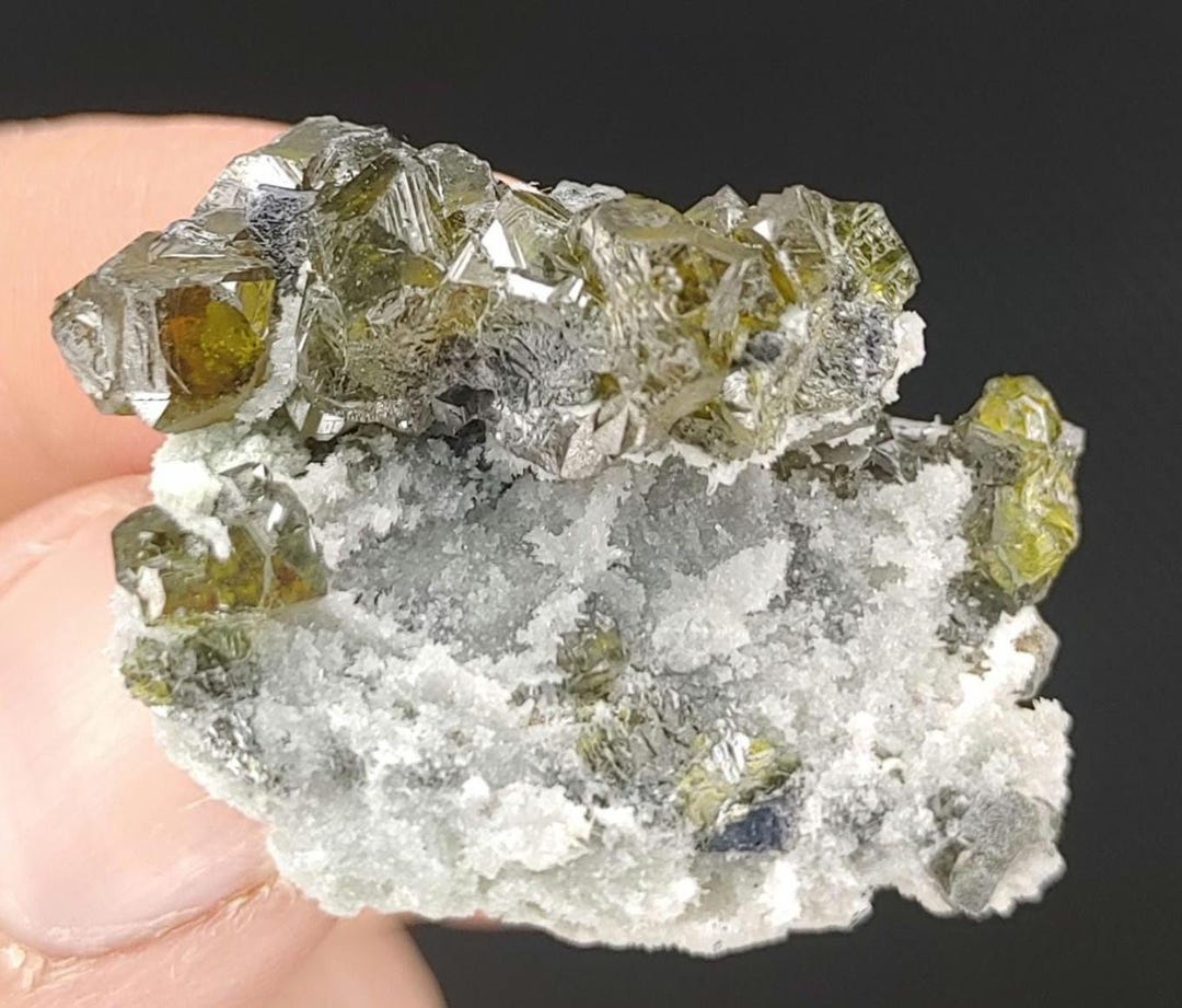 Gem Sphalerite Var Green Cleiophane and Galena on Quartz - 9th ...