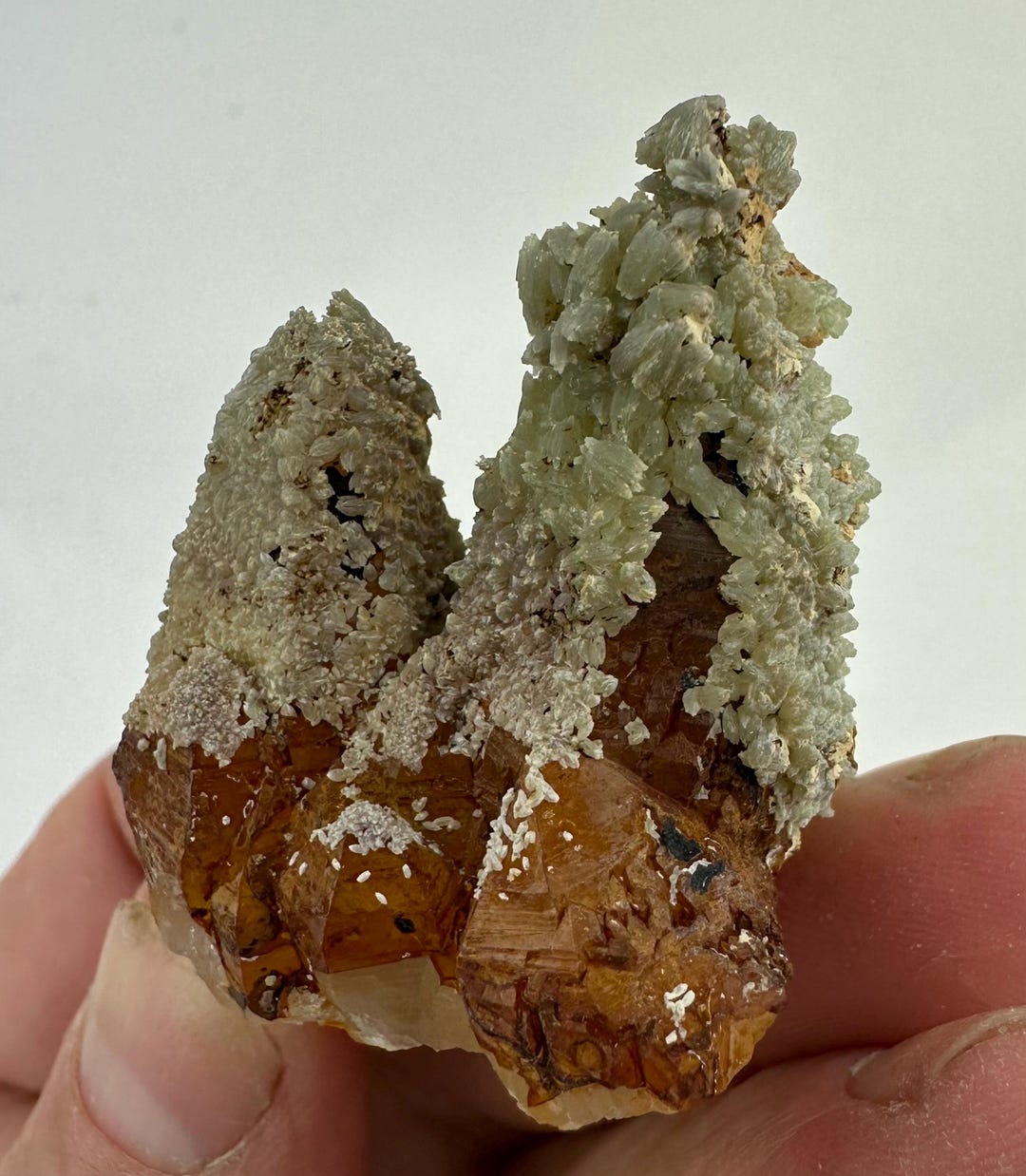 Rare Green Pyromorphite on Quartz Covered With Hematite From Bulgaria ...