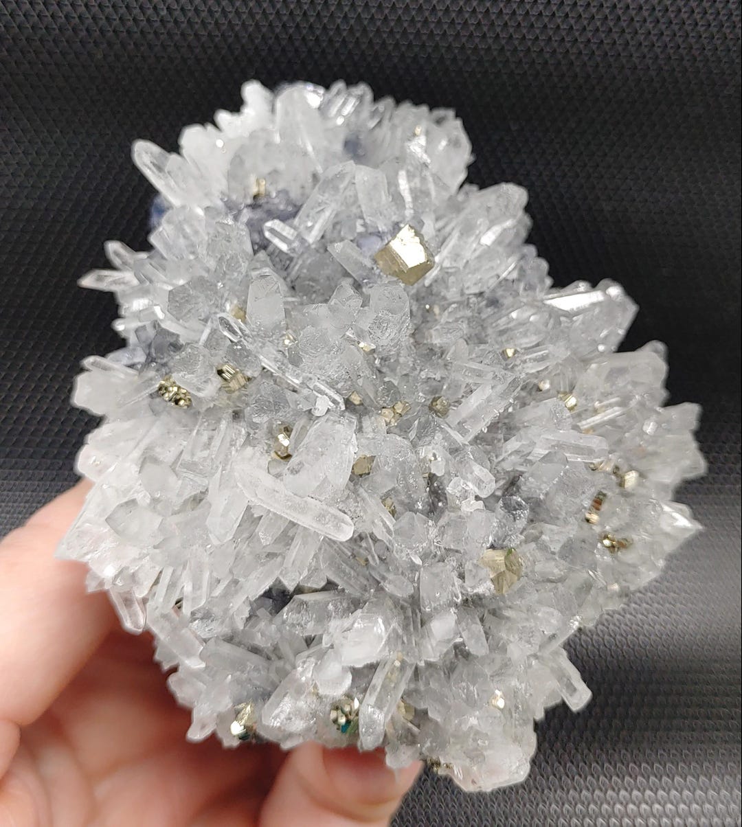 100% Transparent Quartz With Galena and Chalkopyrite From Madan ...