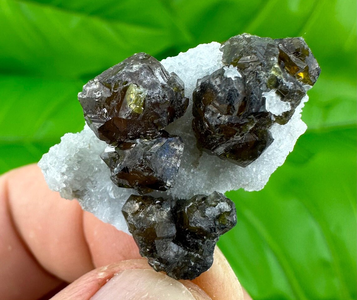 Beautiful Gem Sphalerite Var. Cleiophane on Quartz From 9th September ...