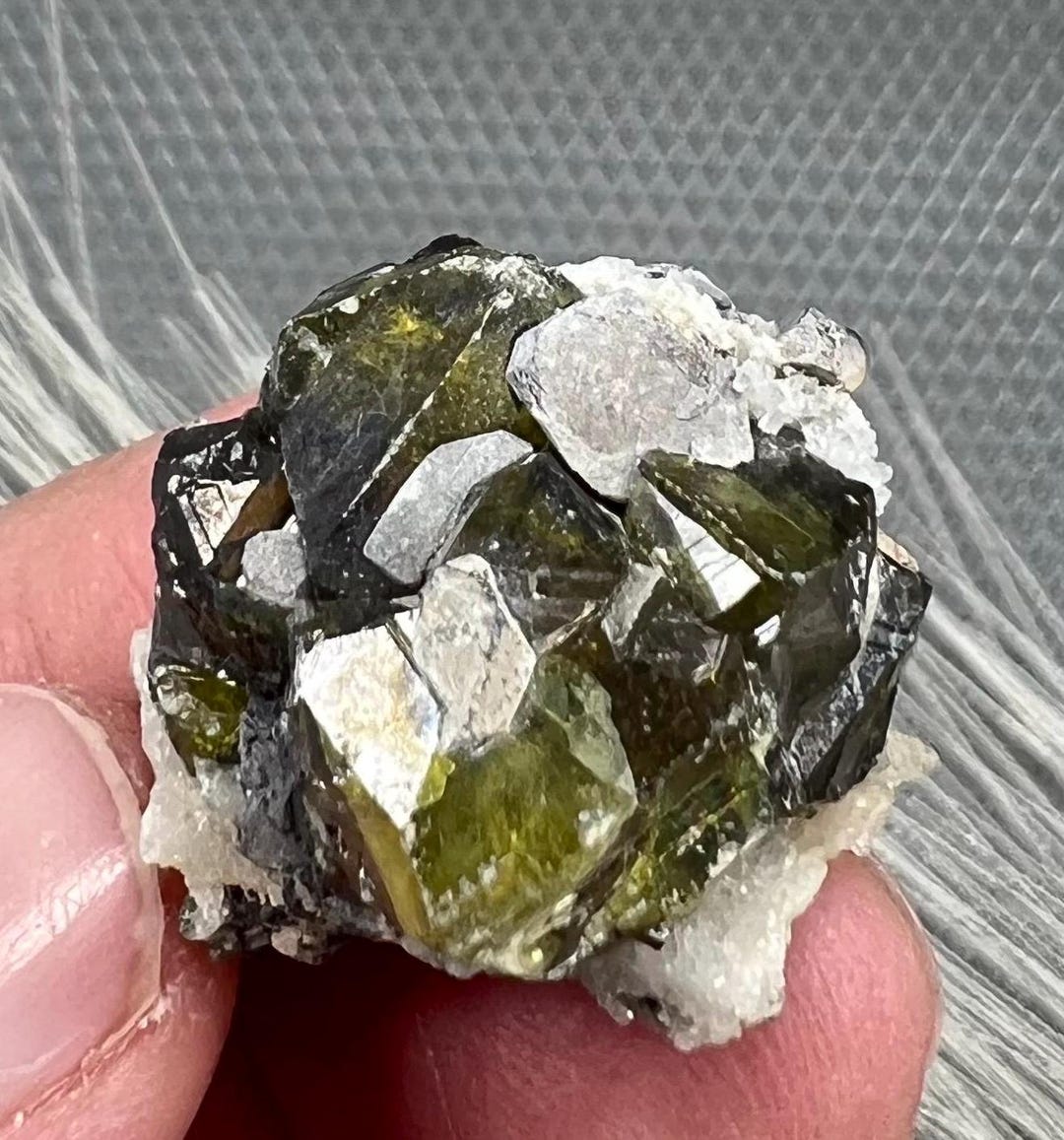 Gem Sphalerite Var Yellow Green Cleiophane From 9th September Mine ...