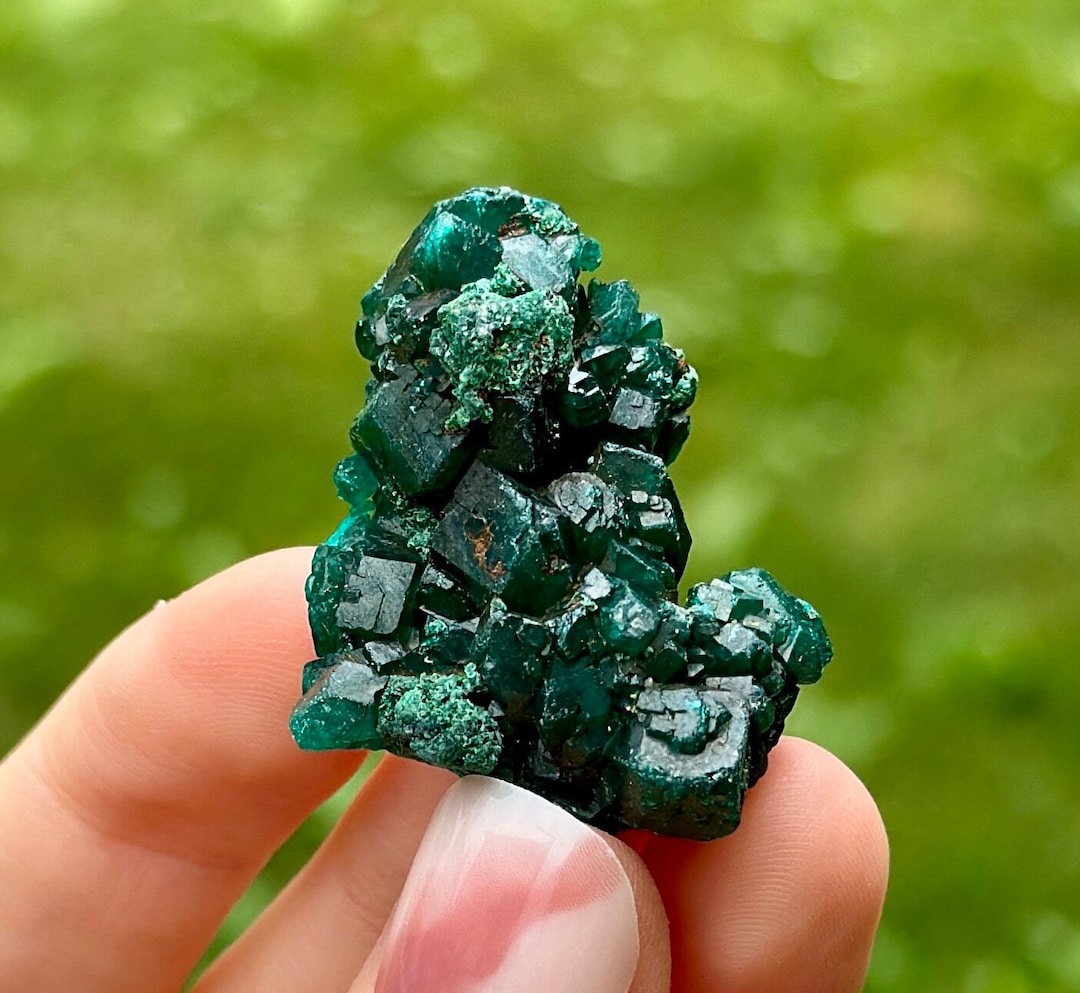 Stunning Dioptase , Green Dioptase , Stone , Green Crystal , Green ...
