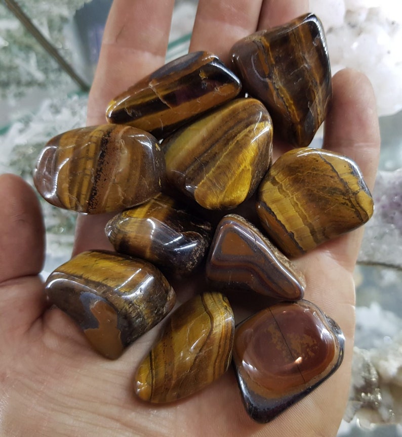 Tiger Eye Tumbled Stone (1 P. - 4.99) , Mineral , Crystal , Gem , Stone ...