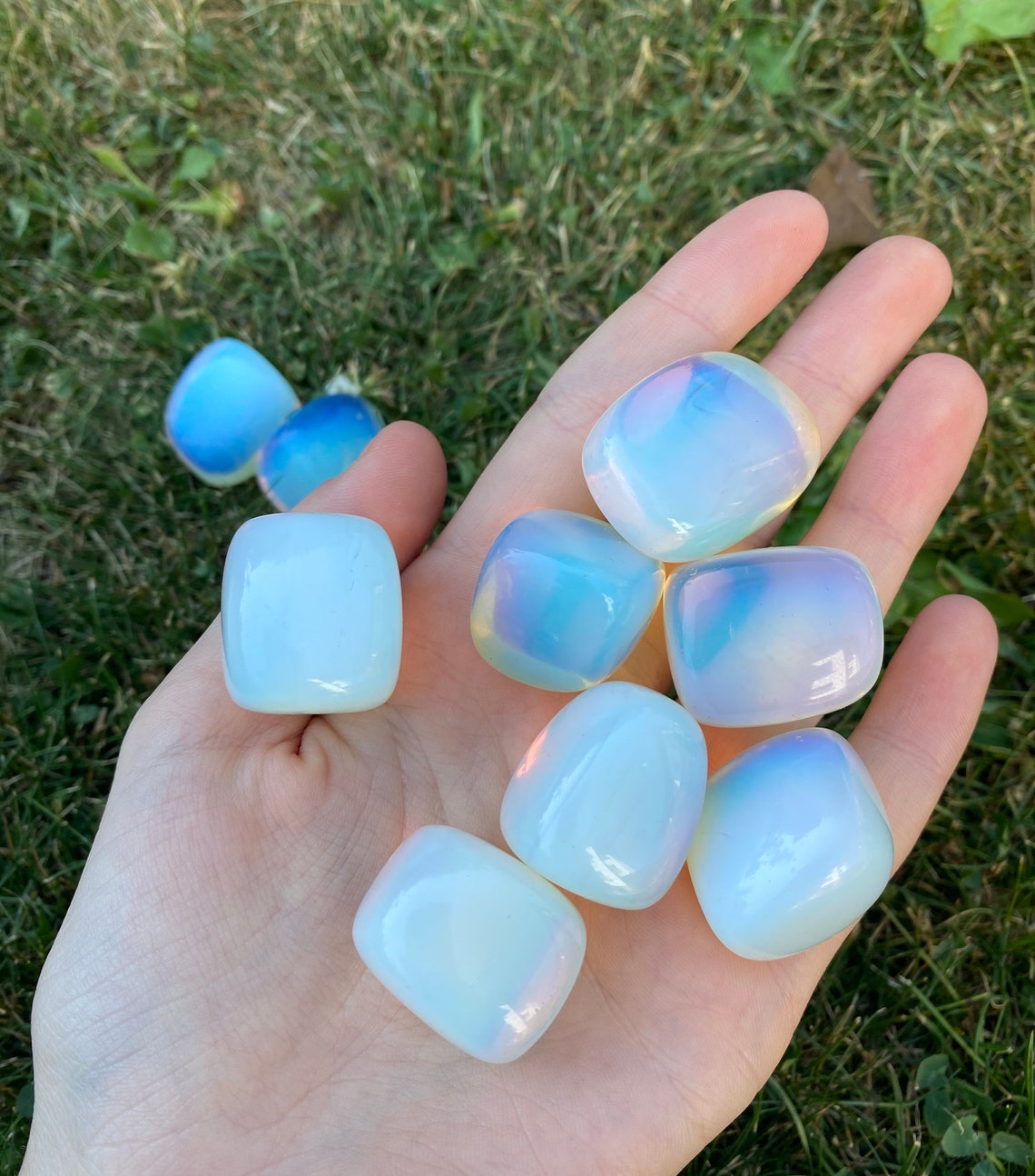 Opalite Tumbled Stone moon Tumbled Stoneopalite Stone | Etsy