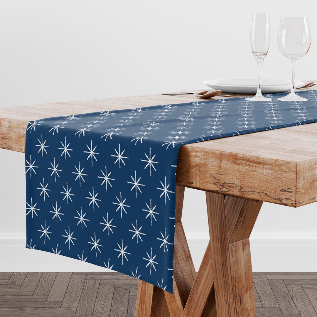 Blue Star Table Runner Table Decor Kitchen Dining Room Decor - Etsy
