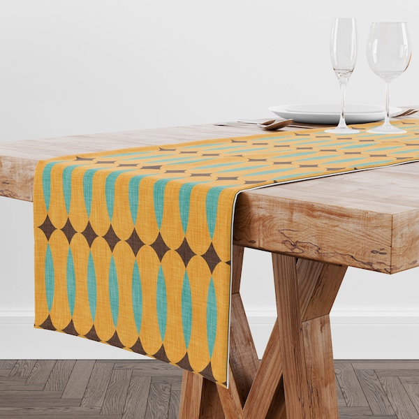 Modern Table Runner - Etsy