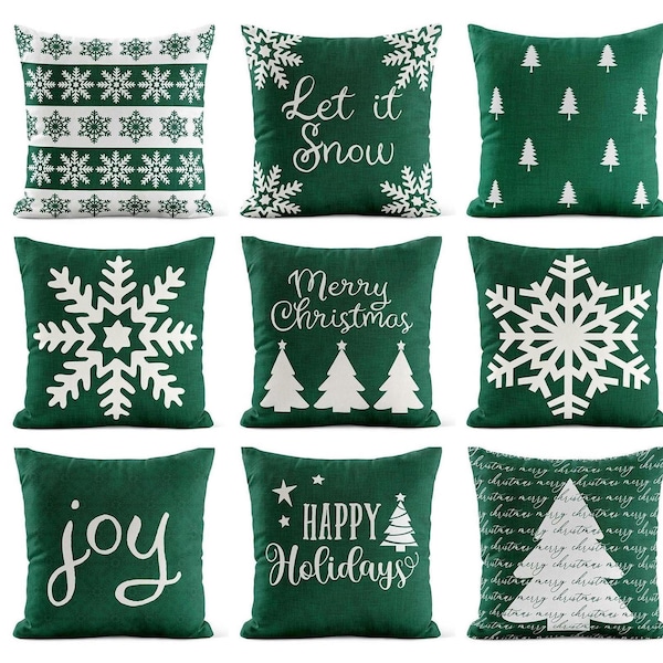 Outdoor Christmas Pillows - Etsy