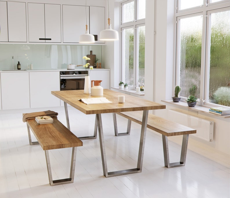 Industrial Table Legs - V-frame Design - Box Section Steel, Various ...