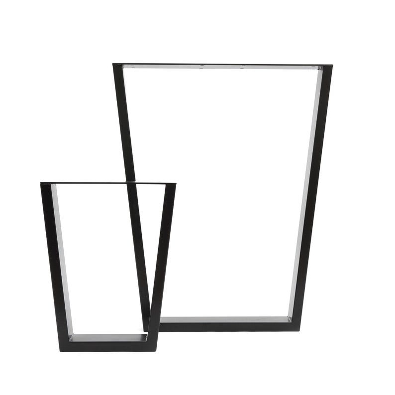 Industrial Table Legs V-frame Design Box Section Steel | Etsy