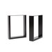 Industrial Table Legs Square Design Box Section Steel - Etsy