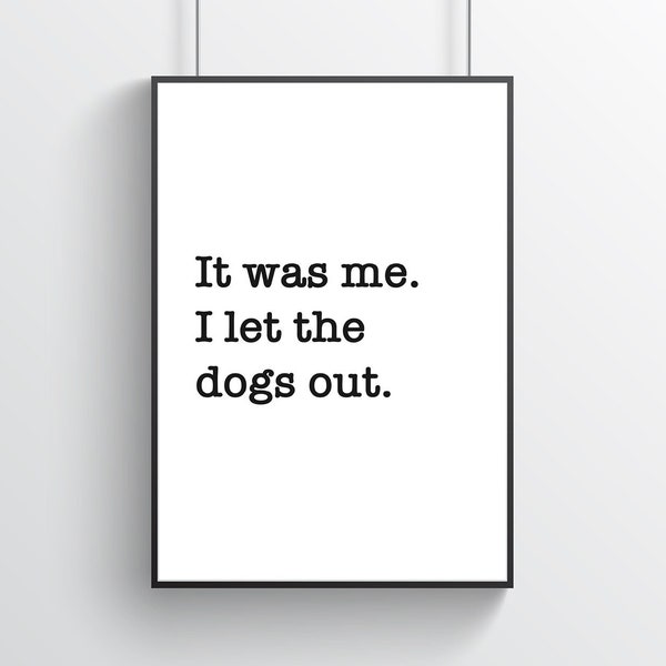 Dogs Quote Print - Etsy