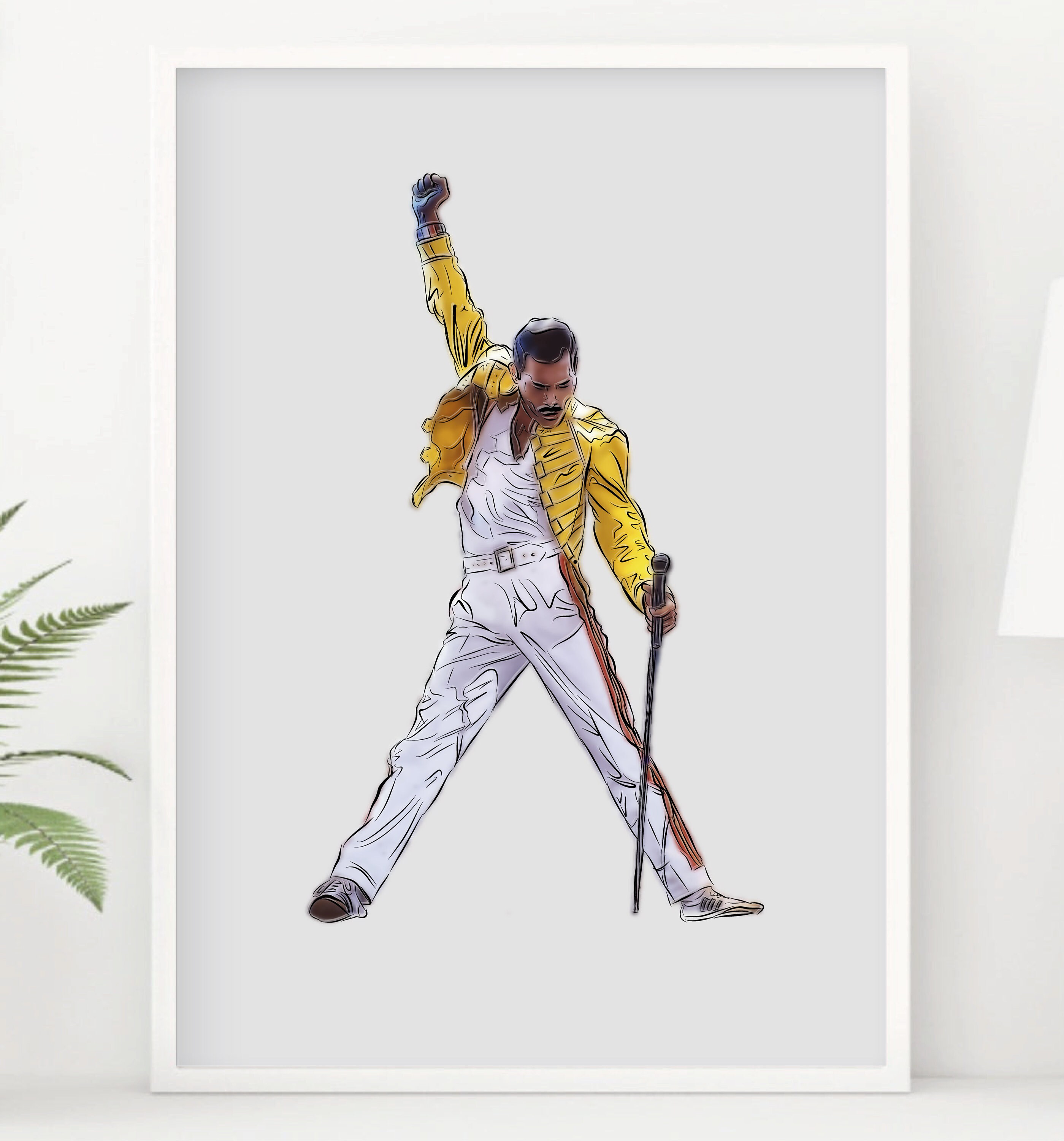 Freddie Mercury Print | Queen Poster | Rock Star Legend Quote | Music ...