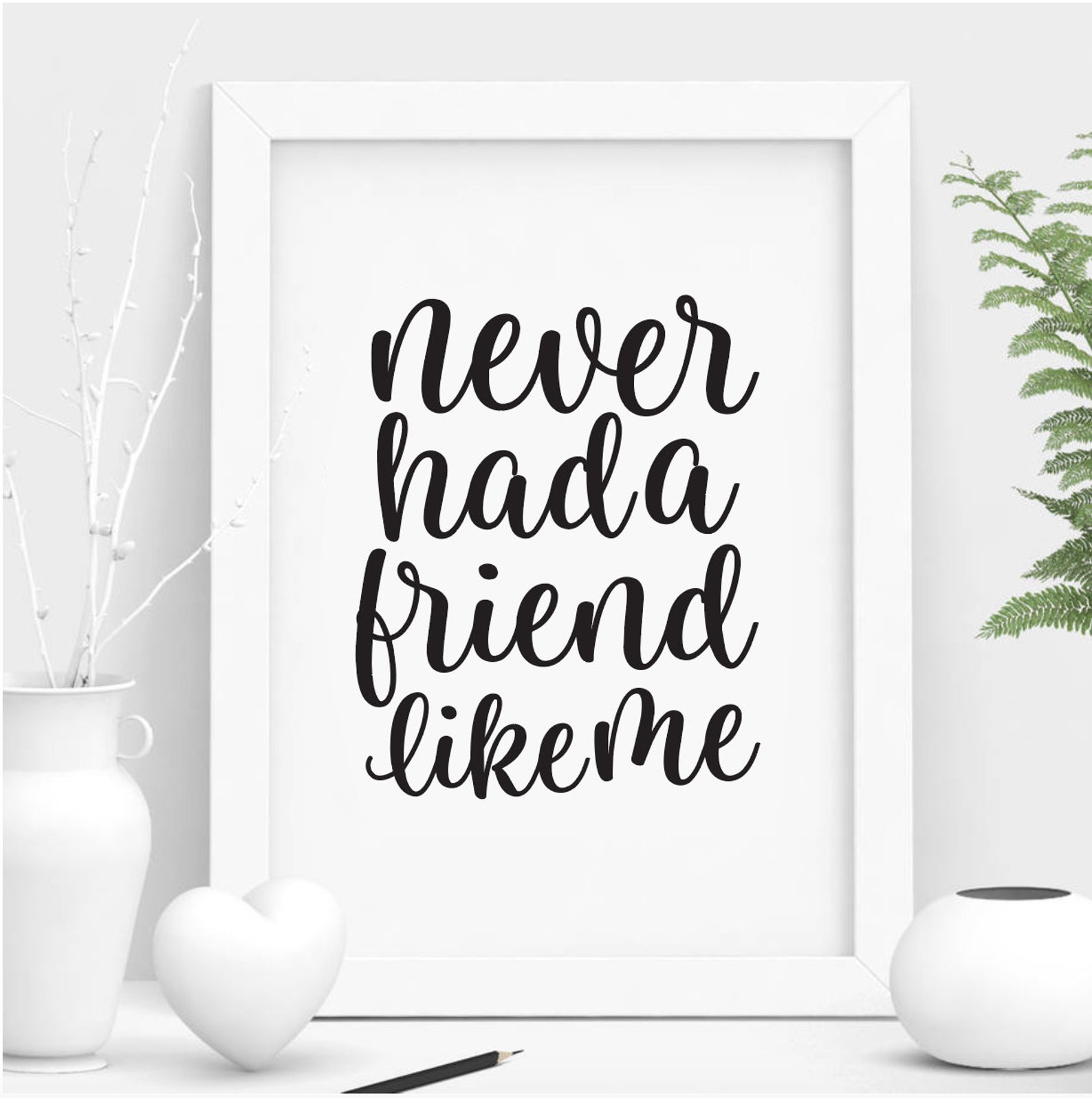 Never Had a Friend Like Me Wall Print Aladdin Poster - Etsy