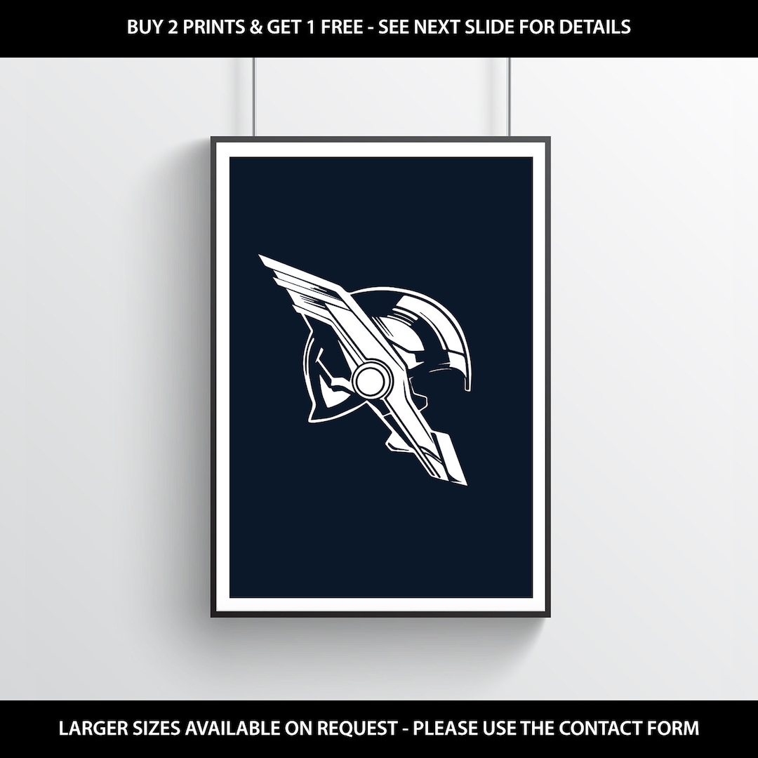 Thor Icon Wall Print Marvel Poster Avengers Art - Etsy