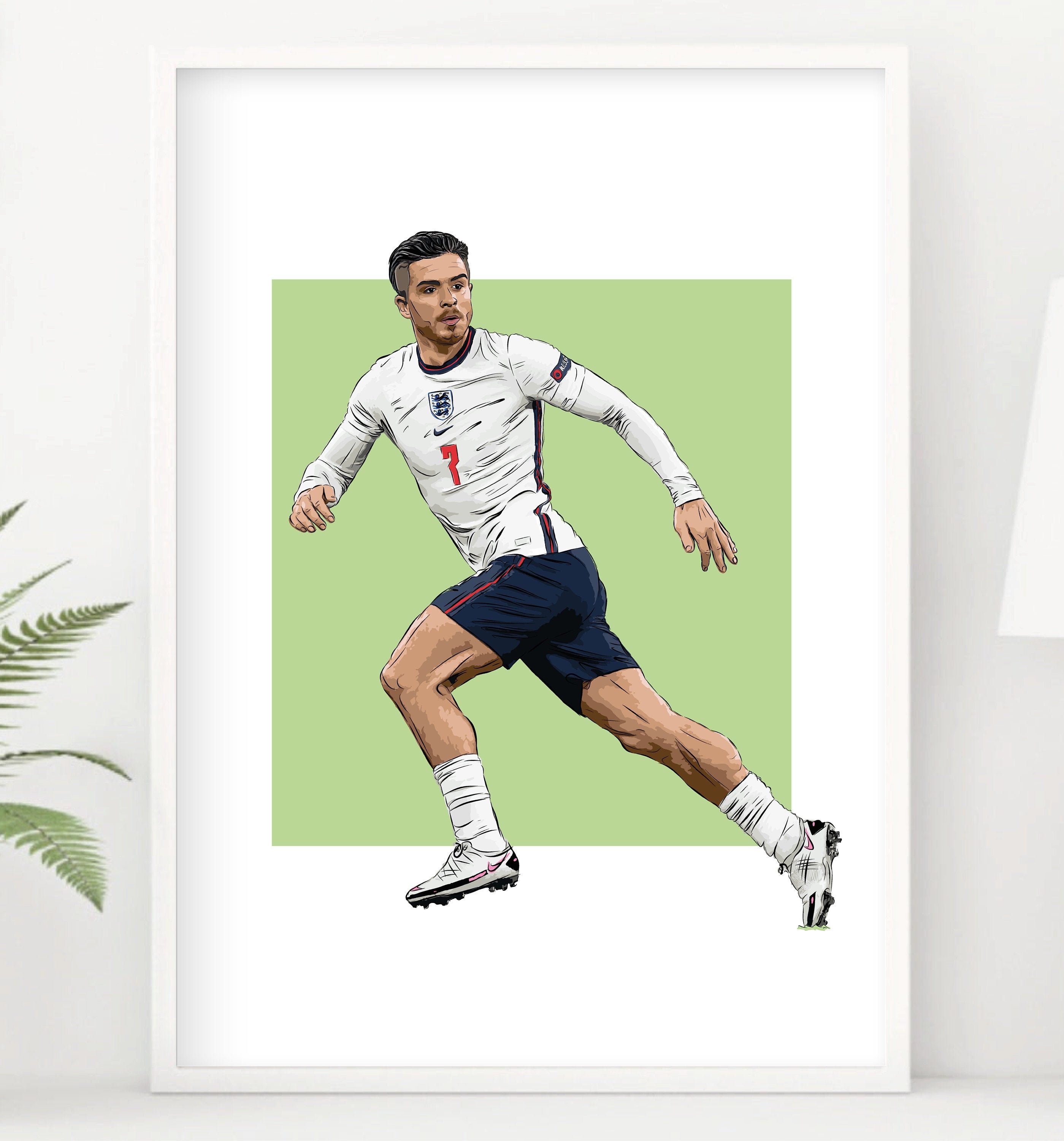 Jack Grealish England Poster Grealish England Kit Print - Etsy UK