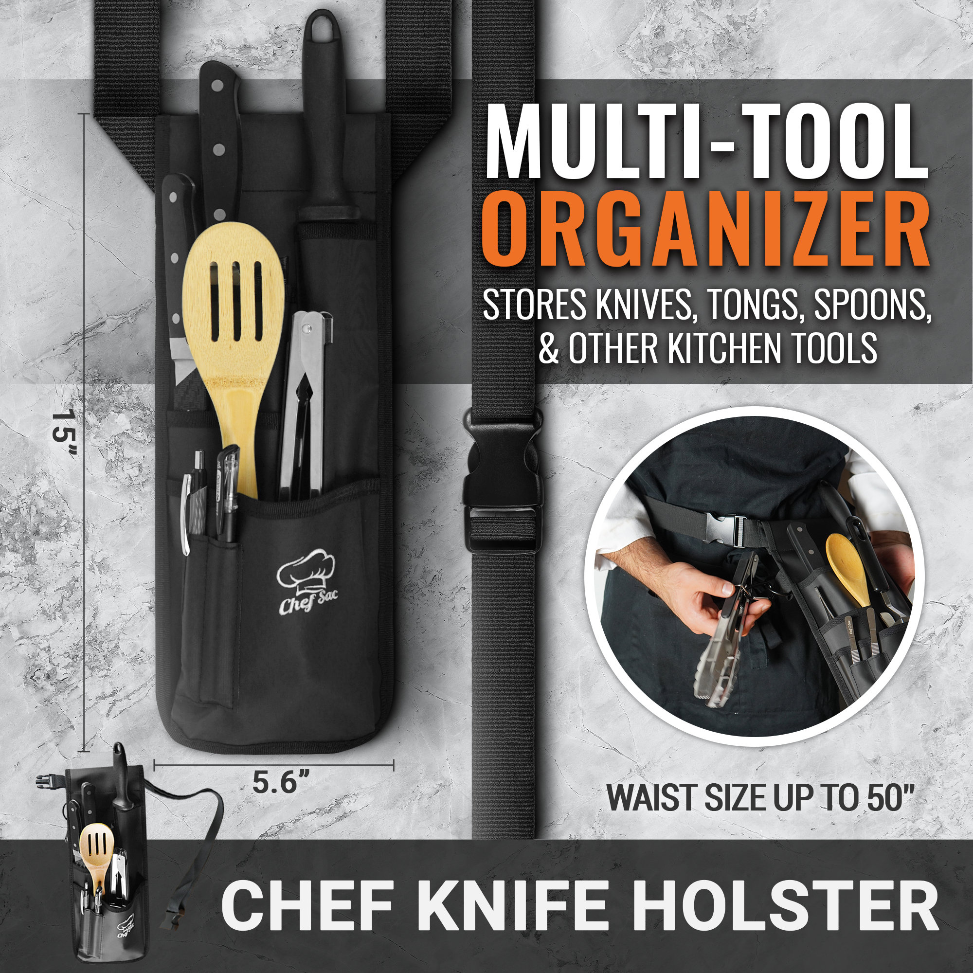 Chef Sac Knife Holster Chef Tools Belt - Etsy