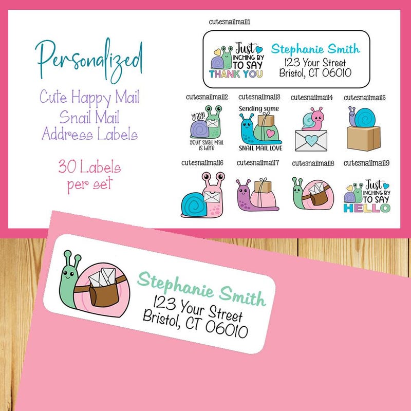 Unique Mailing Labels - Etsy