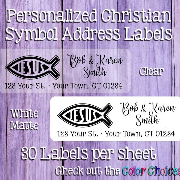 Jesus Address Labels - Etsy