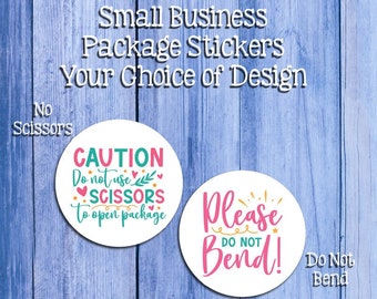 Easy Does It Small Business Sticker Do Not Cut Scissors Product ...