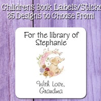 Printable Jungle Bookplates for Kids - Gift Tags for Baby Shower or ...