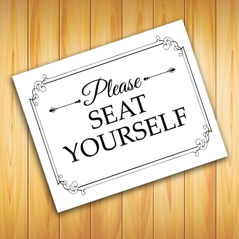 Seat Yourself - Etsy