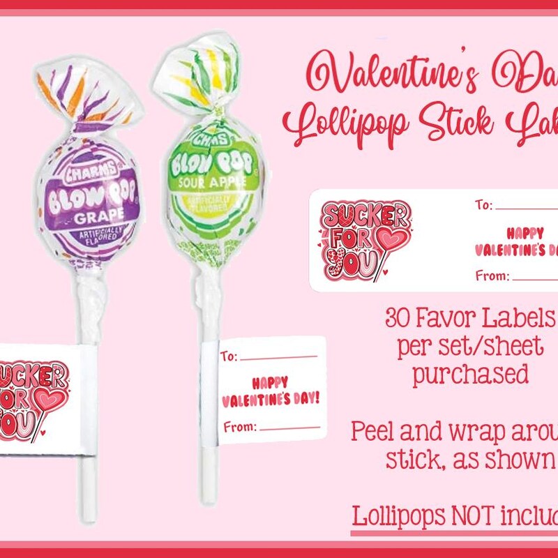 Lollipop Stickers - Etsy