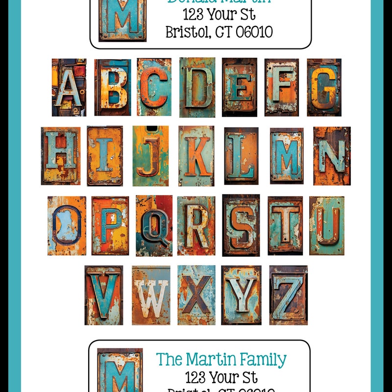 License Plate Letters - Etsy