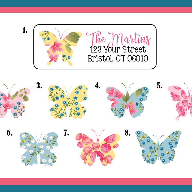 Butterfly Label - Etsy