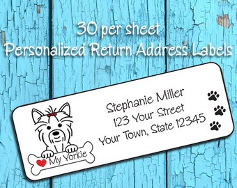 BUTTERFLY Personalized Return ADDRESS Labels Sets of 30 Your - Etsy