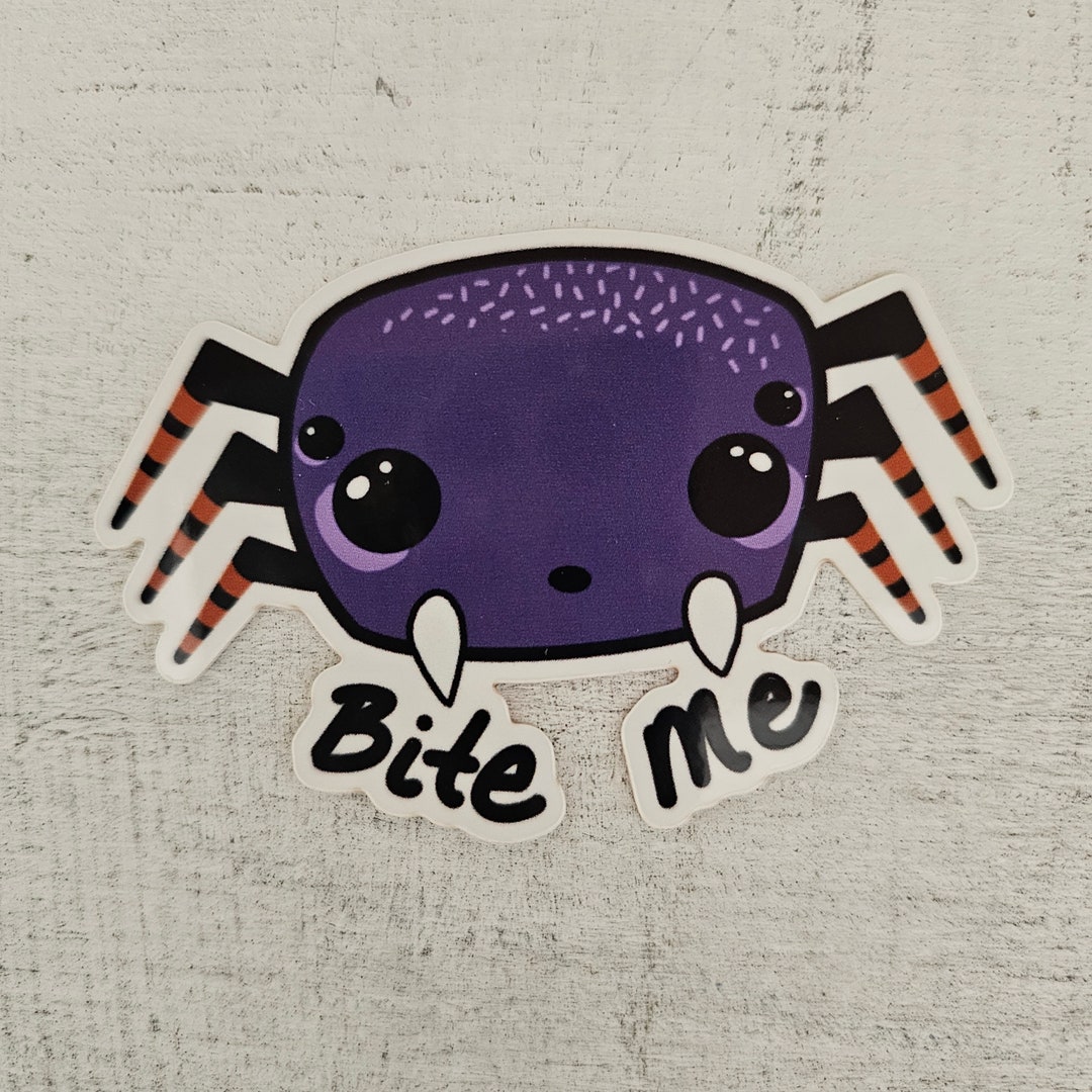 Bite Me Sticker - Etsy