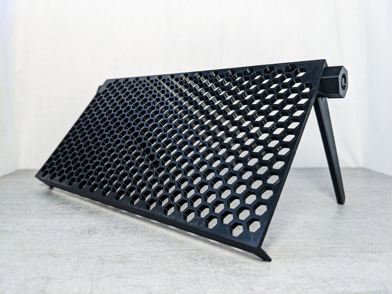 Modern Hexagon Pattern Monitor Shelf 3D Printed Center - Etsy