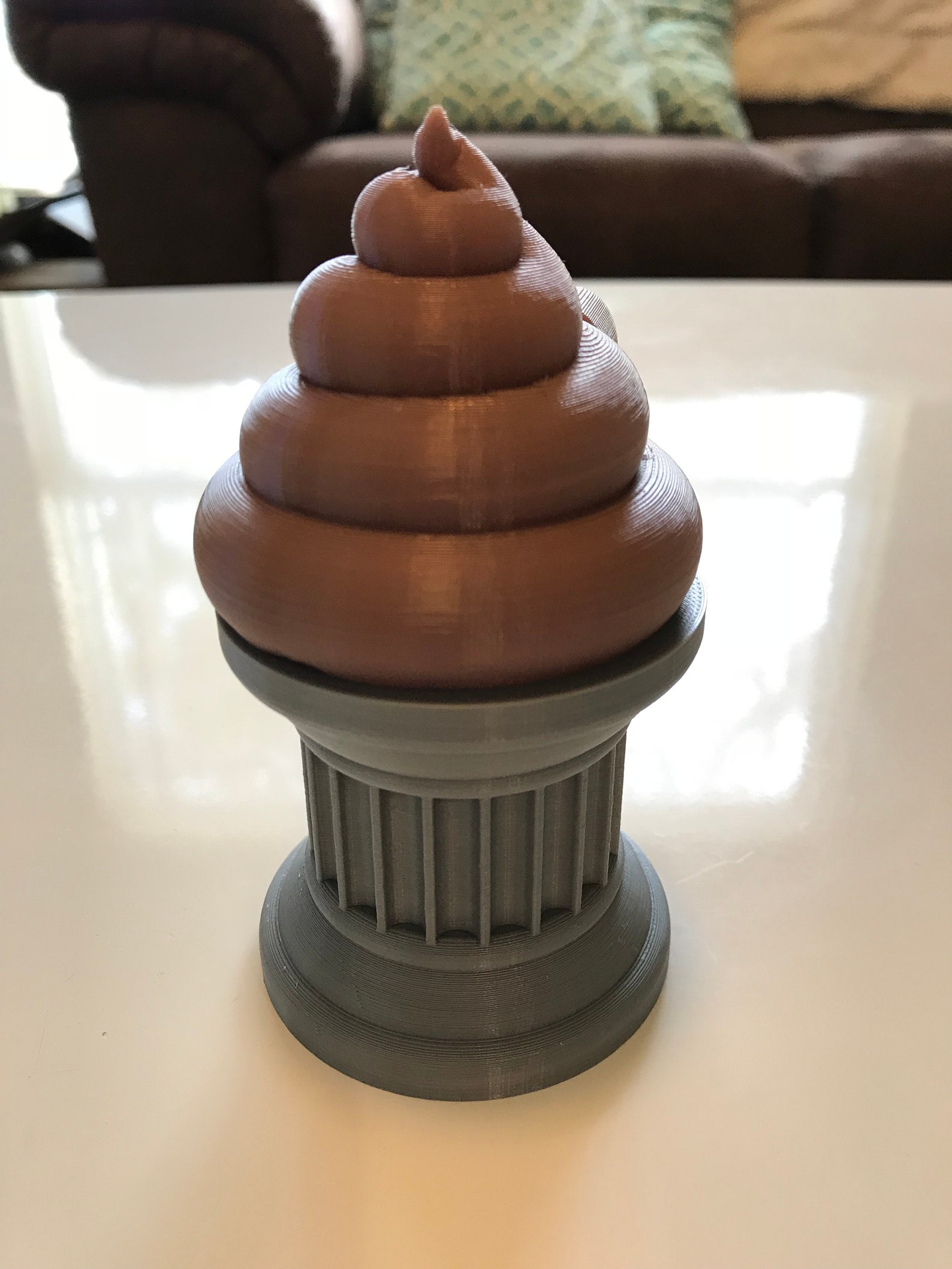 Poop Emoji Trophy 3D Printed With Plastic - Etsy Australia