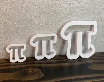 Pi Symbol Cookie and Fondant Cutter - Etsy