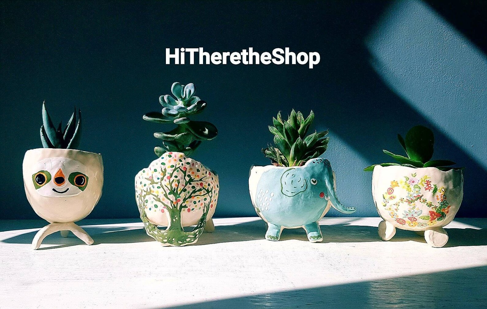 The Very Fun Collection 3 Handmade Ceramic Plant Pot | Etsy