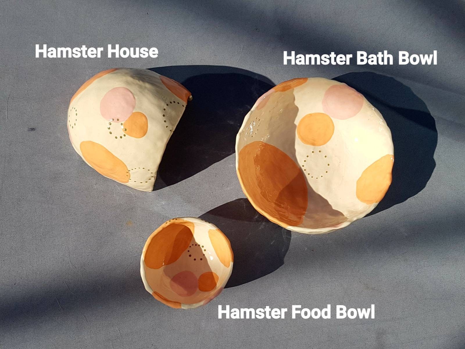 The Hamster Collection - Handmade Ceramic, Hamster House, Pet House ...