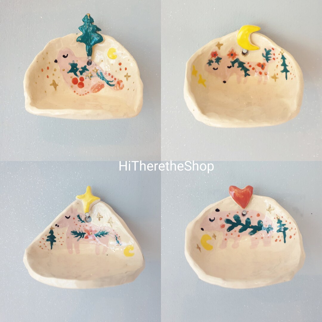 The Mini Winter Forest Animal Wall Shrine! Handmade Ceramic Shelf ...