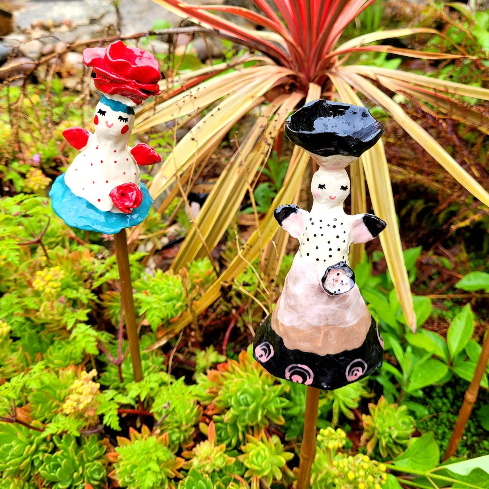 The Fairy Flower Princess! Garden Décor, Decorative Stakes, Flower ...
