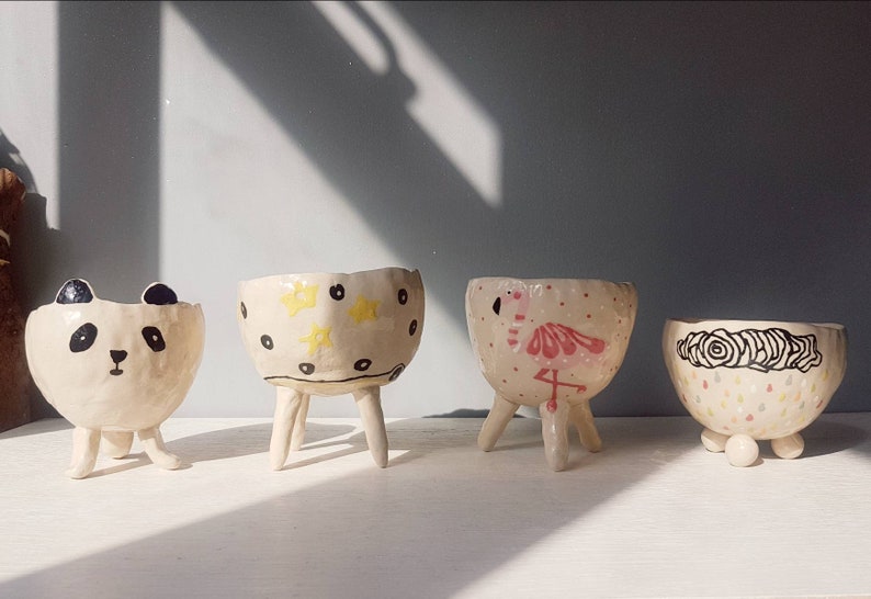 The Very Fun Collection - Ceramic, Handmade, Succulent Pot, Planter ...