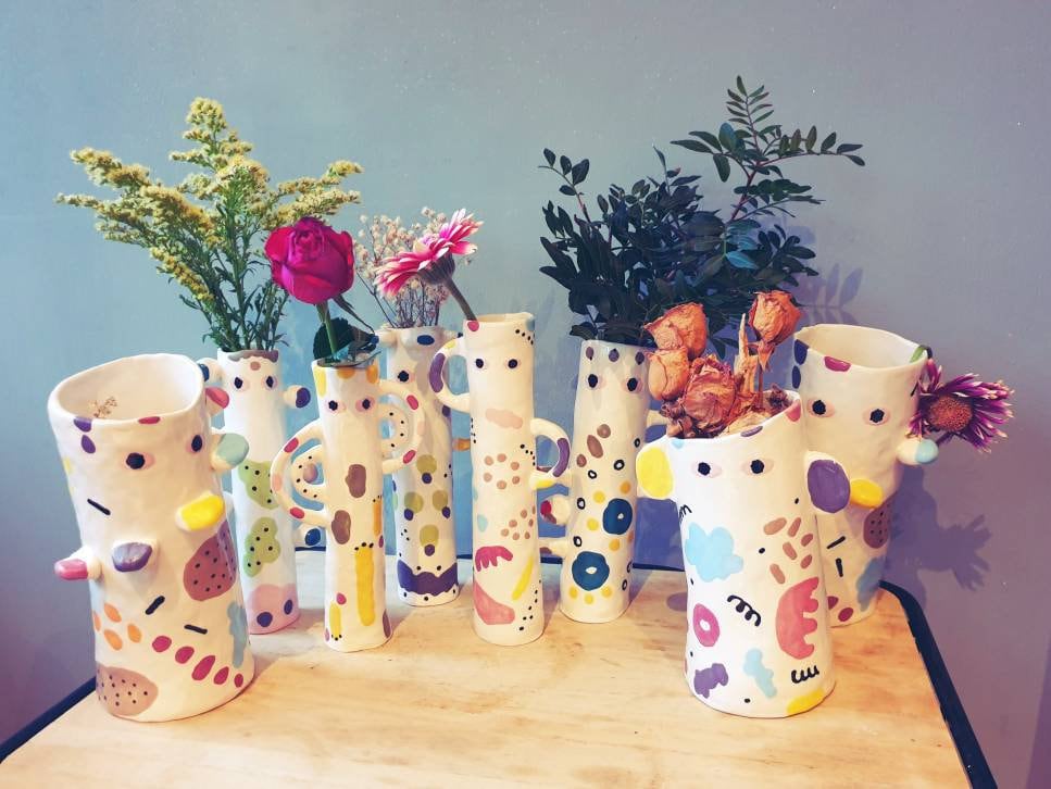 The Microorganism Uncanny! Handmade Ceramic Vase, Home Décor, Garden ...