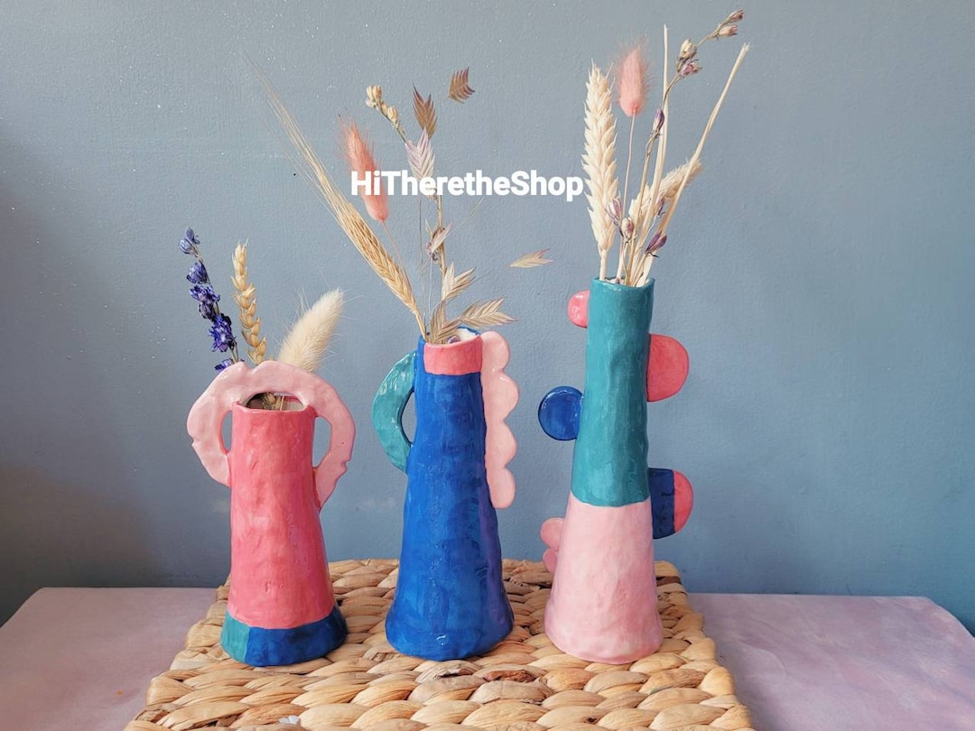 The Aztec Vases Collection - Handmade Ceramic Vase, Home Décor, Garden ...