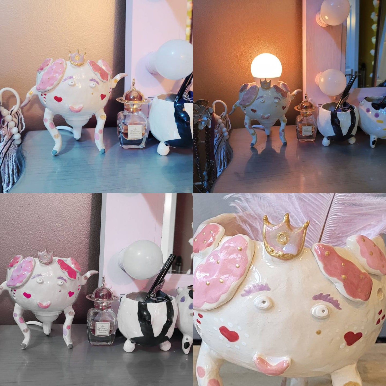 Dancing Queen Diva Davina the Dancing Ceramic Table Lamp or - Etsy UK