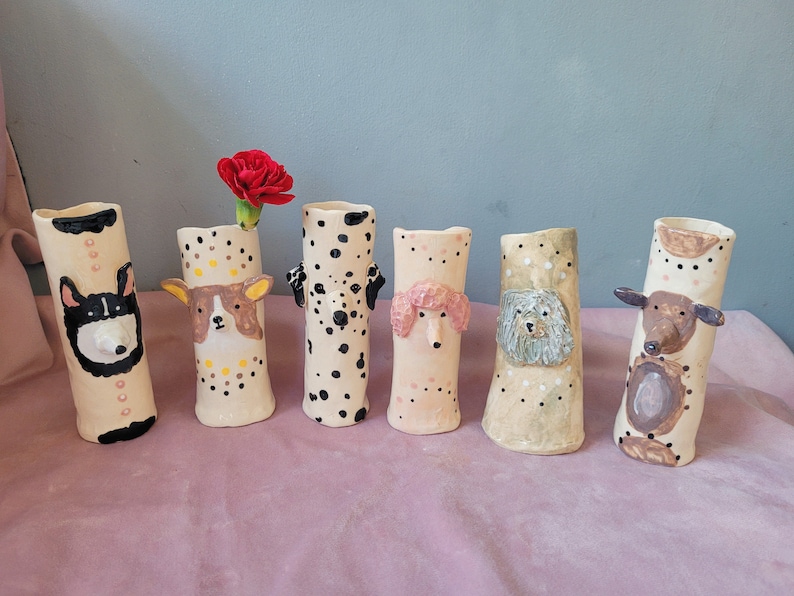 FIND YOUR DOG Vases! Ceramic Handmade Vase and Plant Pot. Succulent ...