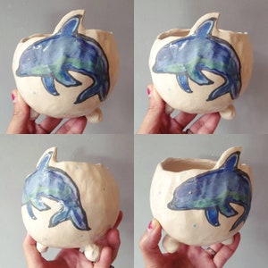 The Very Fun Collection 2 - Ceramic Handmade, Succulent Pot, Small ...