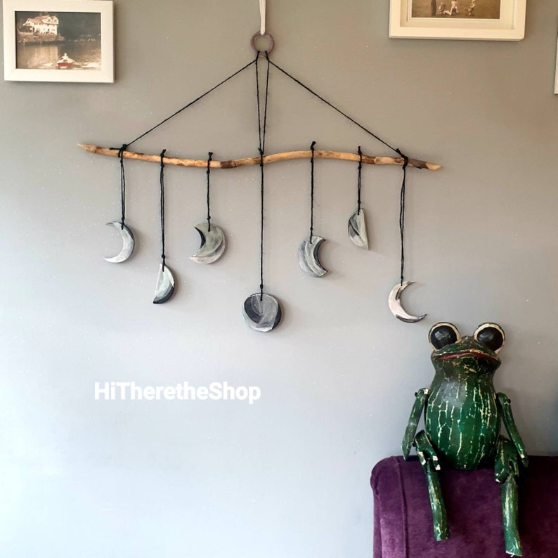 The Hithere Wall Collection Moon Phase Wall Hanging. - Etsy