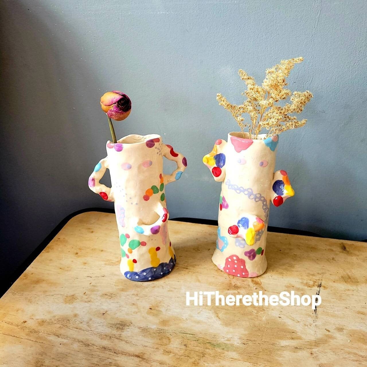 The Microorganism Uncanny Handmade ceramic vase home décor | Etsy