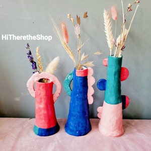 The Aztec Vases Collection - Handmade Ceramic Vase, Home Décor, Garden ...